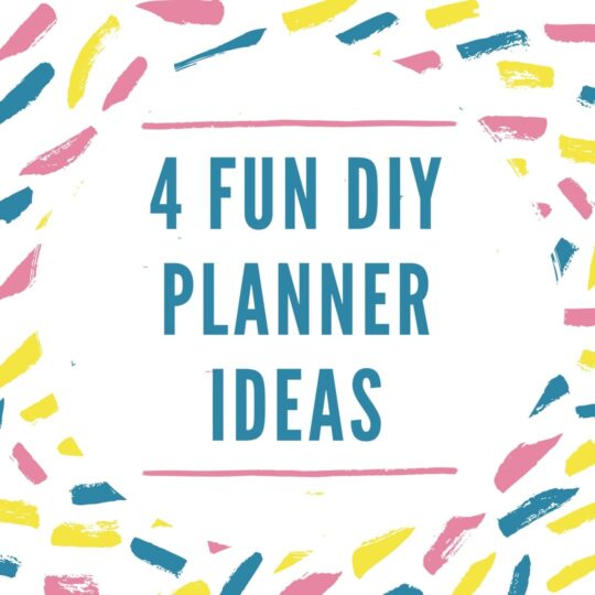 Get Organized This Year with These 4 Fun & Easy Planner Ideas